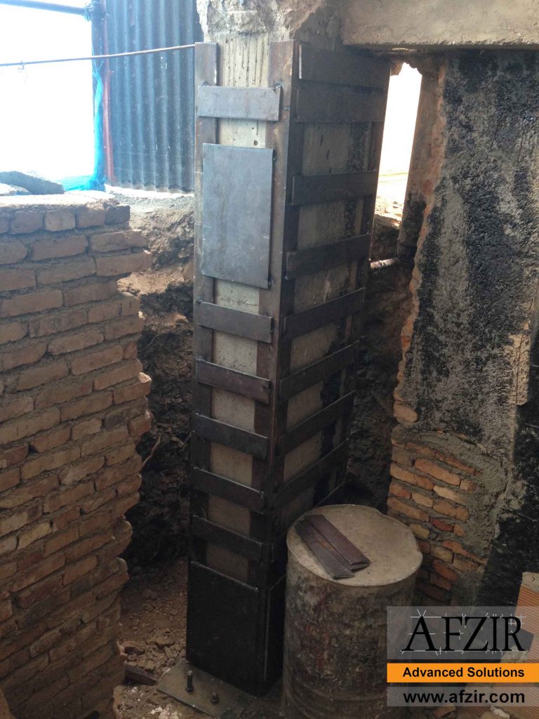 Retrofittng of concrete column with steel jacketing Afzir Strengthening ...